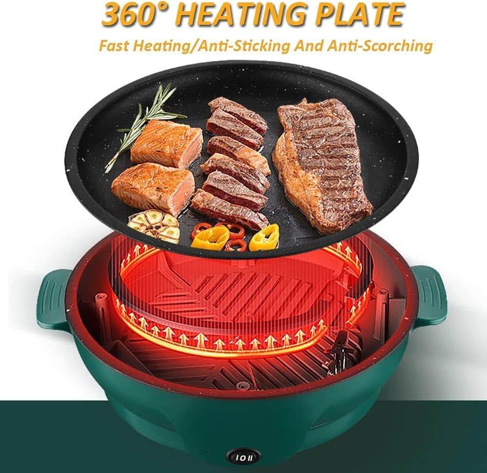 3-in-1 Electric Cooking Pot, Versatile Electric Multipurpose Pan ...